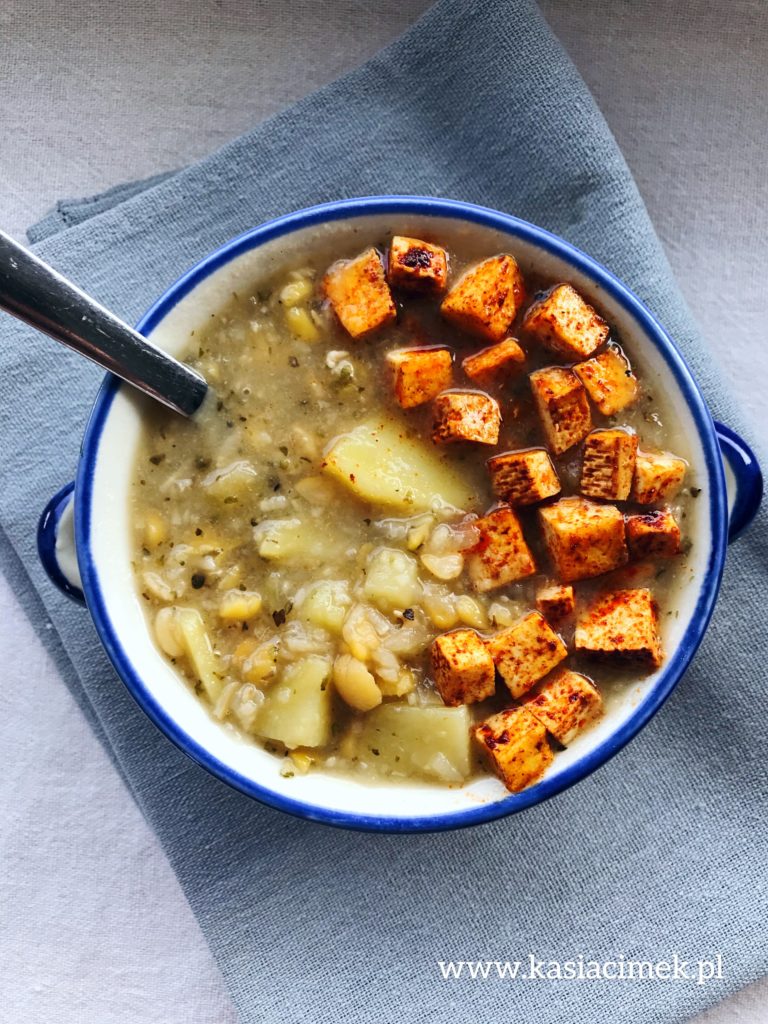 Prosta grochówka wegańska - Kasia Cimek | Dietetyk Białystok | Blog